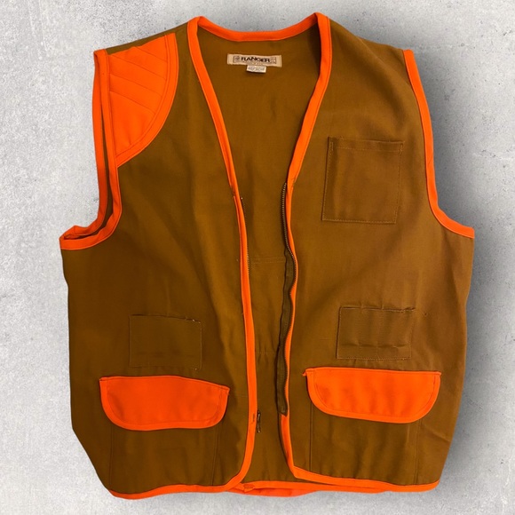 Ranger | Other | Ranger Orange And Brown Hunting Vest | Poshmark